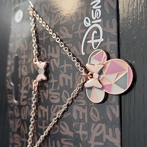 Disney | Jewelry | Disney Minnie Mouse Double Layered Necklace | Poshmark